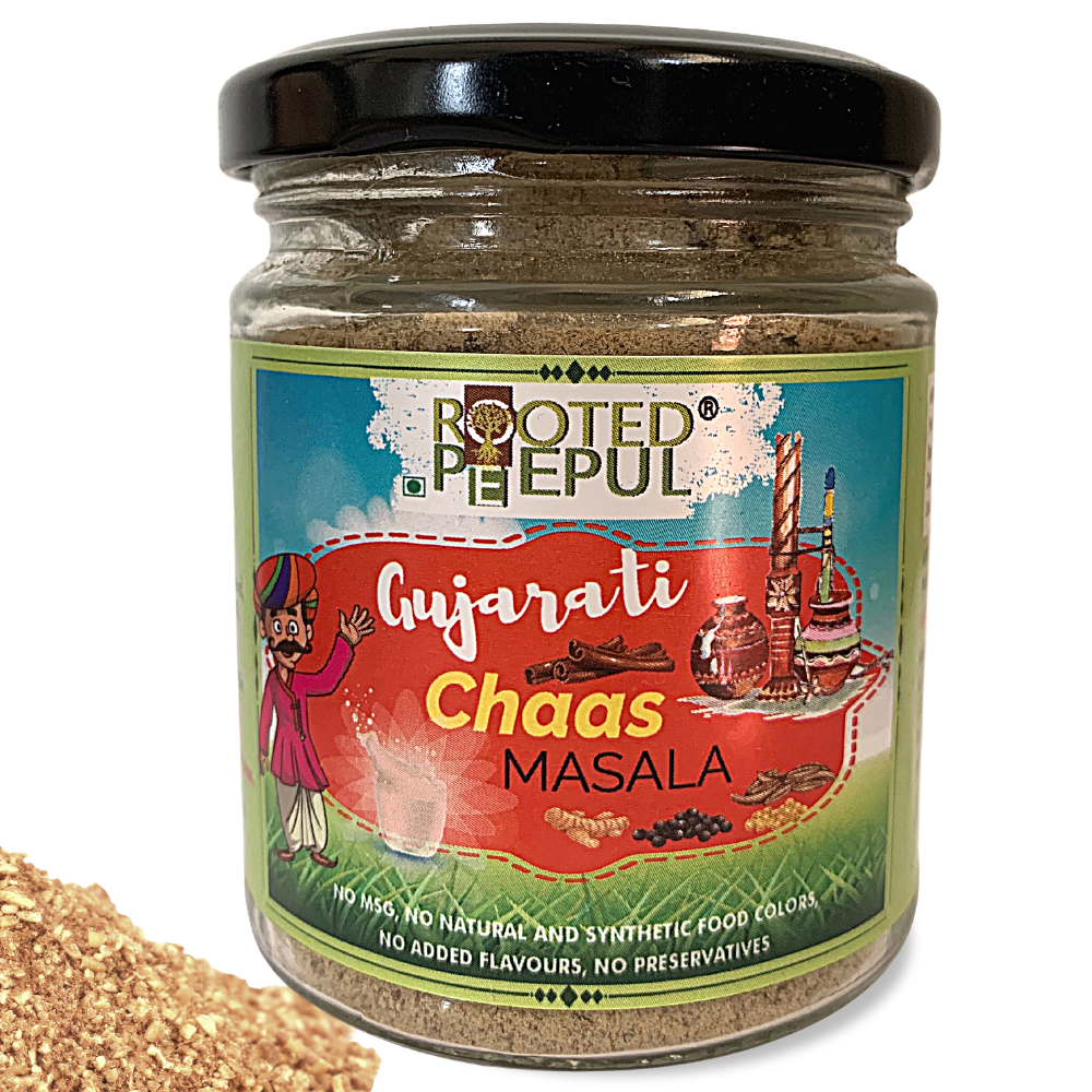 Gujarati Chaas Masala | Pure and healthy | 100 g – Rooted Peepul