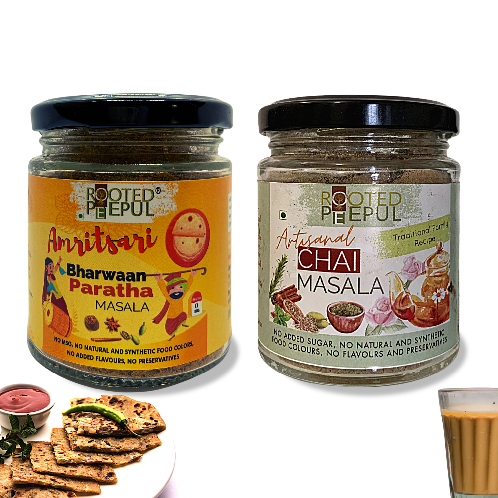 Chai Paratha Combo: Amritsari Bharwan Paratha Masala & Artisanal Chai ...